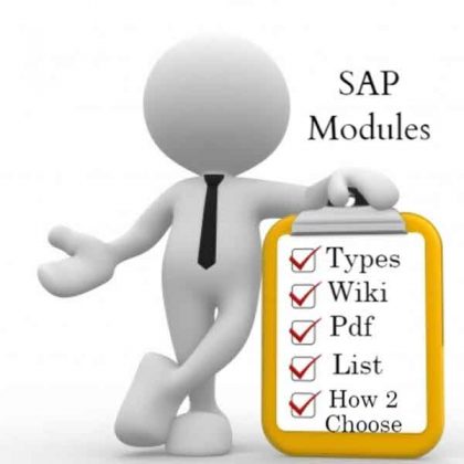 SAP Modules List - Wiki, SAP Sub-Modules, Types, Modules in Demand