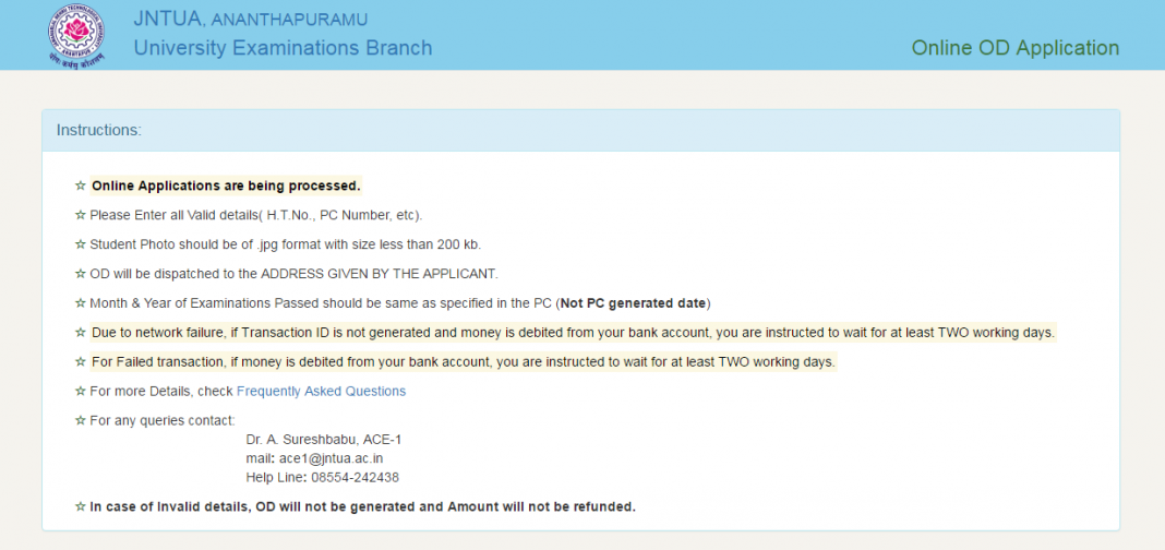 JNTU Anantapur Convocation Notification, Application, Procedure, JNTUA ...