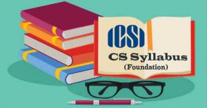 CS Foundation Syllabus PDF Free Download (Topics Wise)